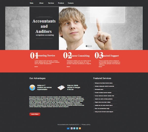 Accounting Website Templates - Top Picks from MotoCMS Designers
