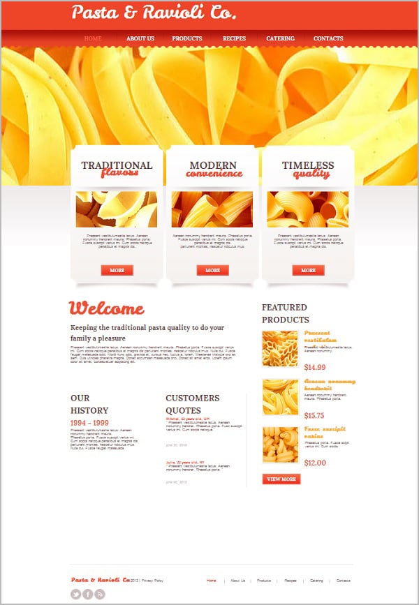 Cooking Website Templates - Delicious Designs for a Perfect Site