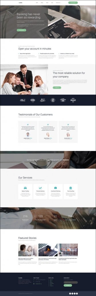 10 Assets for Creating The Best Financial Website Design