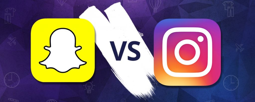 Snapchat vs. Instagram: Free Infographic 2017