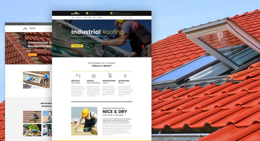Roofing Website Design: How to Create a Roofing Company Website