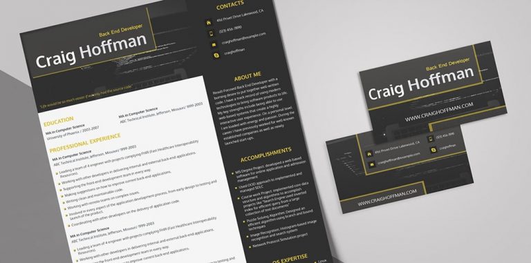 Business Card Design Vector - 10 Tips and Free PSD Templates