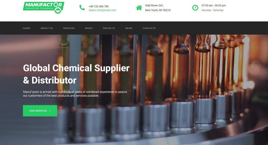 Industrial & Manufacturing Website Design for Plants, Factories, and More