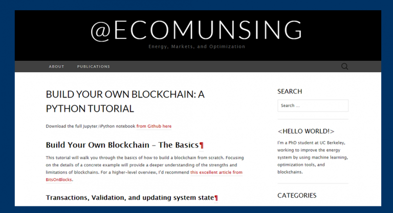 Pick Your Free Blockchain Tutorial of the Best Blockchain Tutorials 2018