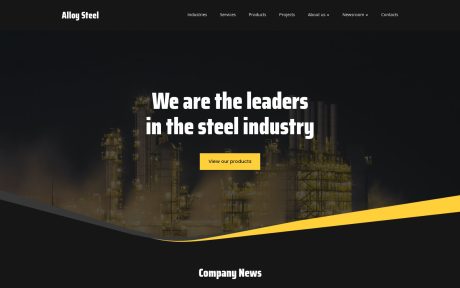Industrial & Manufacturing Website Design for Plants, Factories, and More