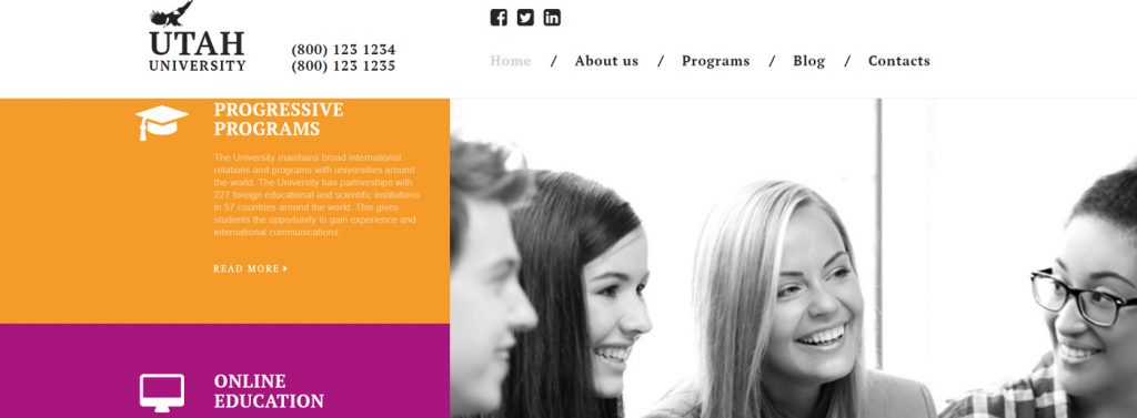 Templates for Education Website - 20+ Universal Examples
