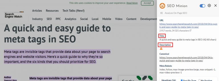 Meta Data for SEO - Tutorial On How to Create It With Examples